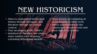 Literary Theories: Critical Approaches in Critiquing Literature | PDF