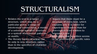 Literary Theories: Critical Approaches in Critiquing Literature | PDF