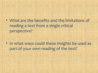 Literary theory | PPT