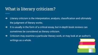 Literary theory and criticism | PDF