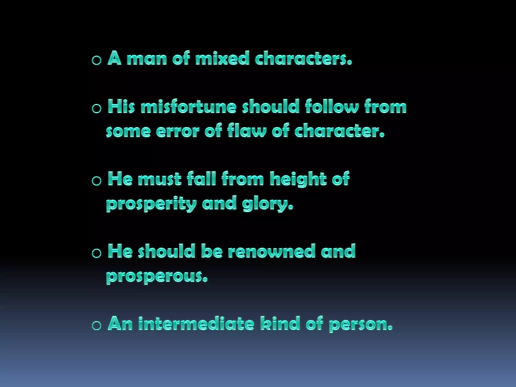 Literary theory and criticism tragic hero | PPT