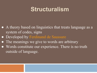 Literary theory and criticism 2 | PPT