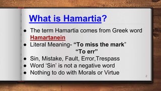 Hamartia | PPTX