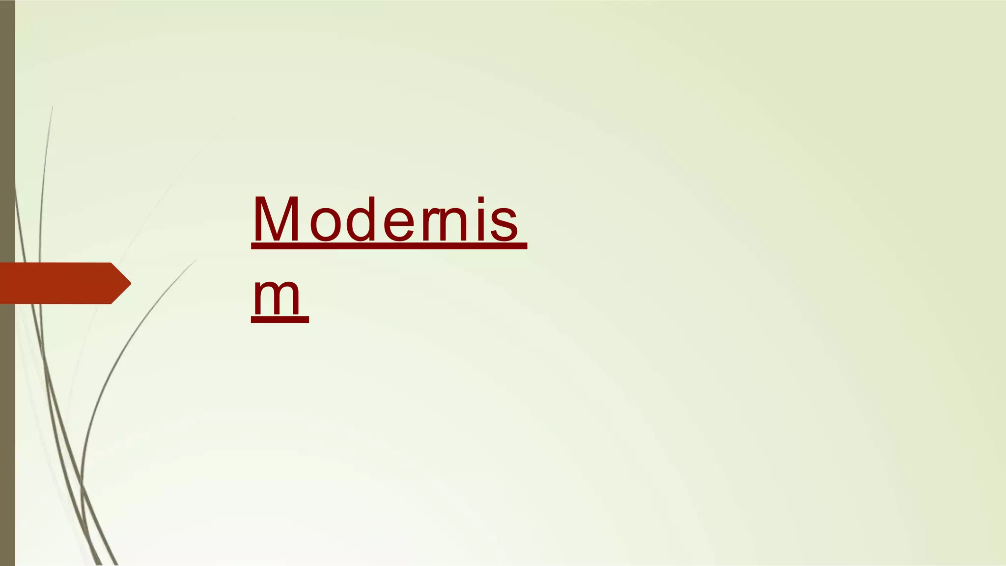 Modernism and Terry Eagleton | PPTX