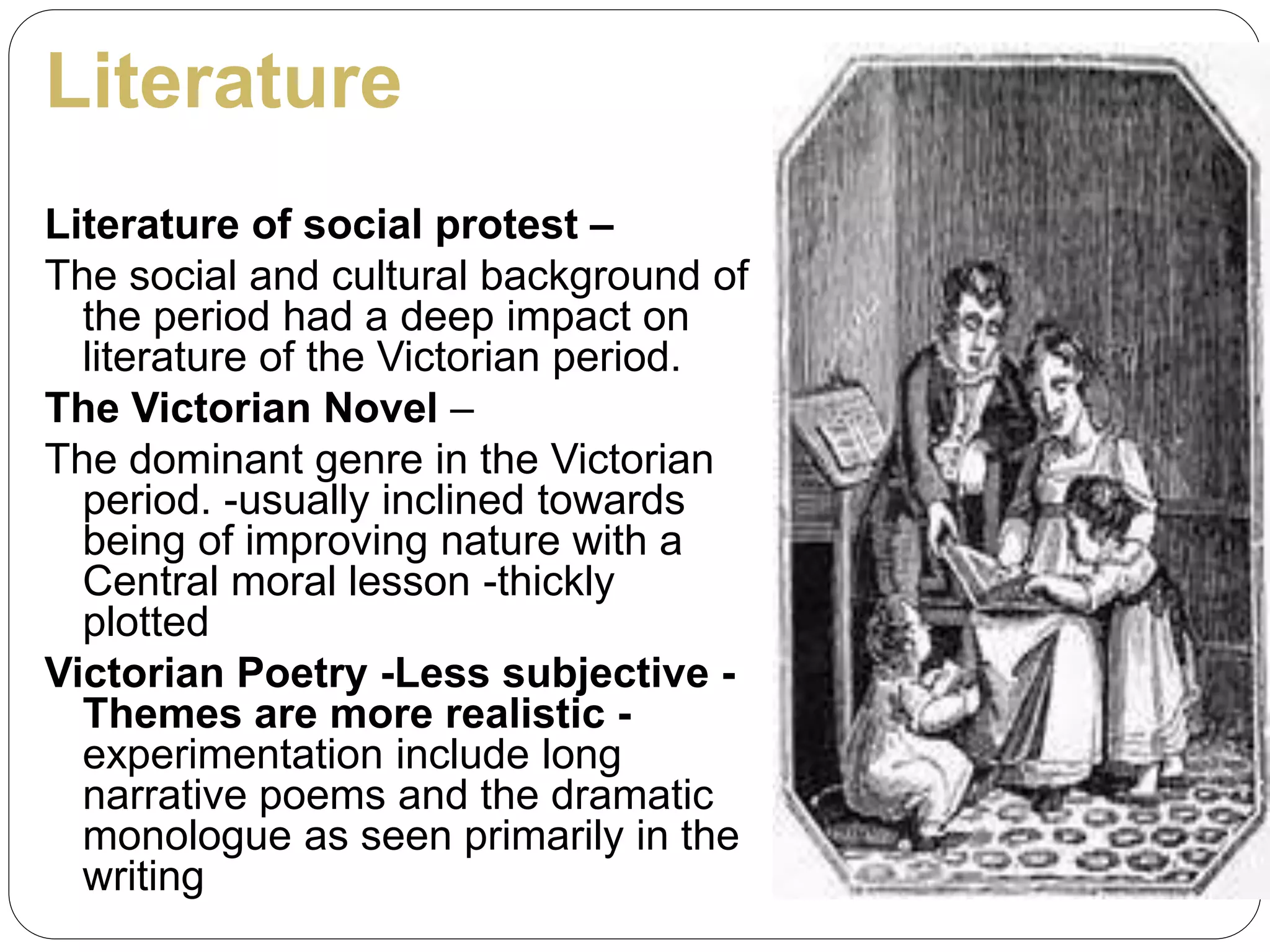 Literary trends of victorian period | PPT