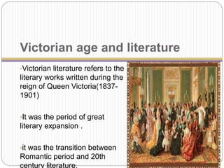 Literary trends of victorian period | PPTX | Books and Literature