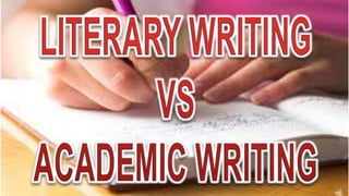 Literary vs. academic writing | PPTX