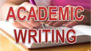 Literary vs. academic writing | PPTX