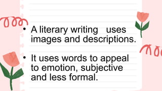 literary writing vs Academic Writin.pptx