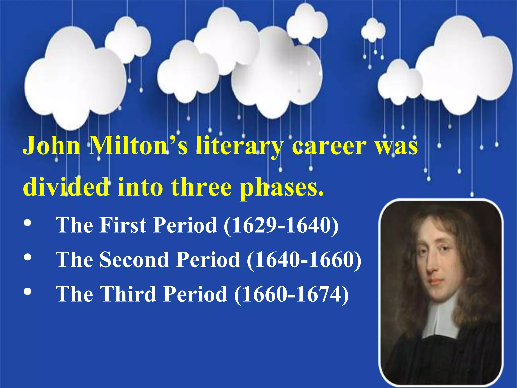 Literary works of John Milton | PPTX