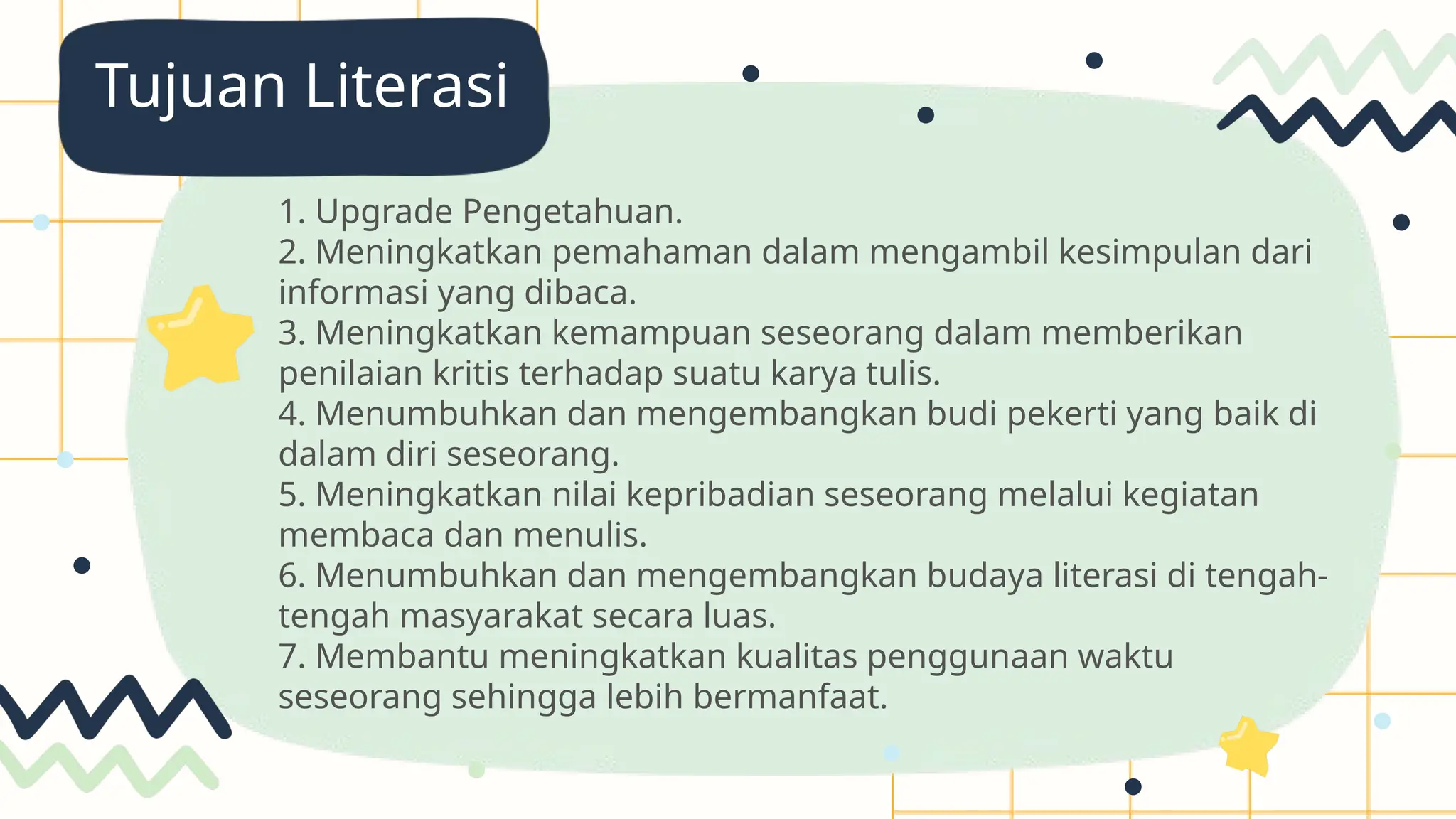 pengertian literasi, jenis literasi, tujuanm dan manfaat literasi | PPT