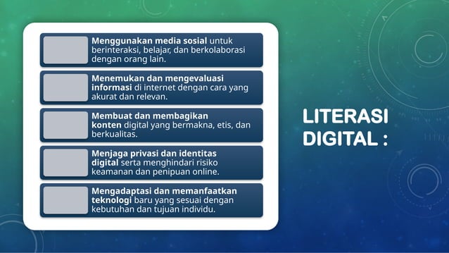 literasi digital sangat penting menunjang kehidupan saat ini pada era ...