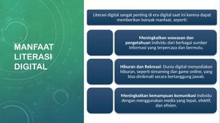 literasi digital sangat penting menunjang kehidupan saat ini pada era ...