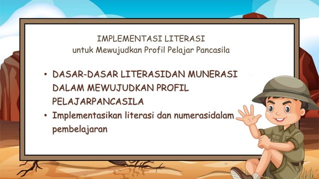 Literasi dalam Pembelajaran.pptx Implementasi Literasi untuk mewujudkan Profil Pelajar Pancasila ...