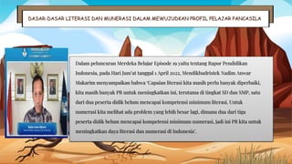 Literasi dalam Pembelajaran.pptx Implementasi Literasi untuk mewujudkan Profil Pelajar Pancasila ...
