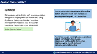 UPAYA PEMULIHAN PEMBELAJARAN MELALUI LITERASI DAN NUMERASI | PPT