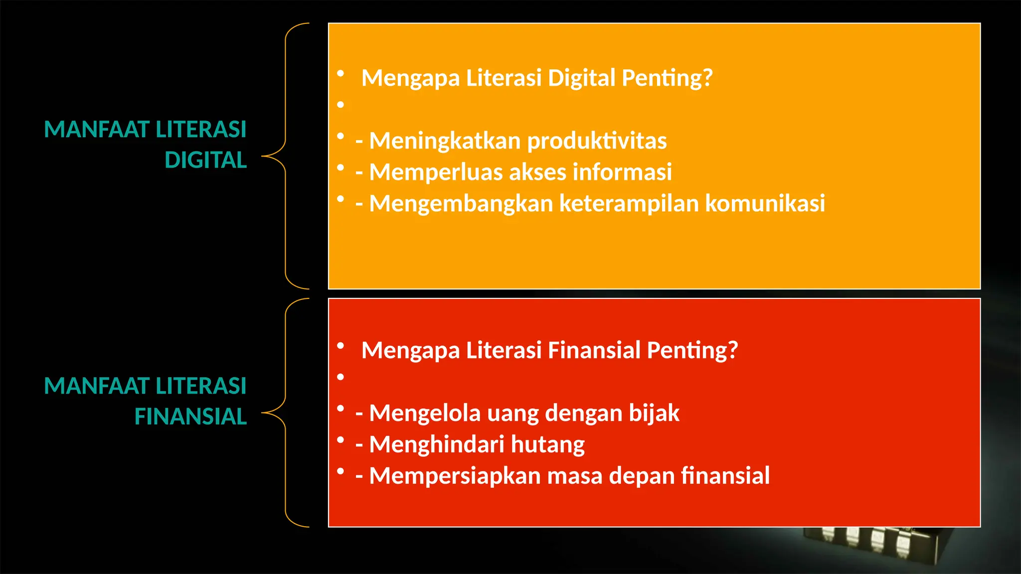 LITERASI DIGITAL AND FINANSIAL FOR STUDENT | PPTX