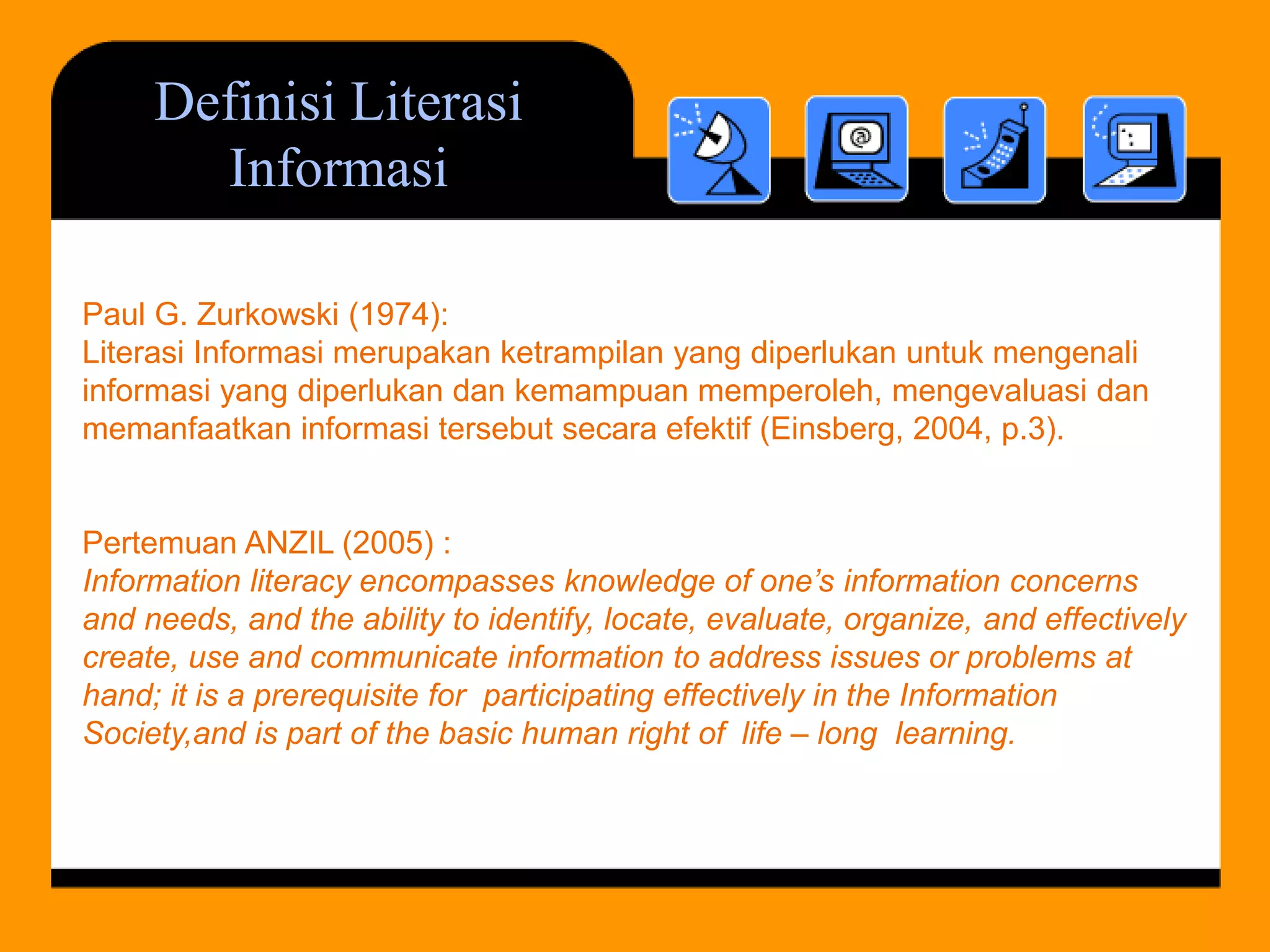 Literasi informasi | PPTX