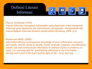 Literasi informasi | PPTX
