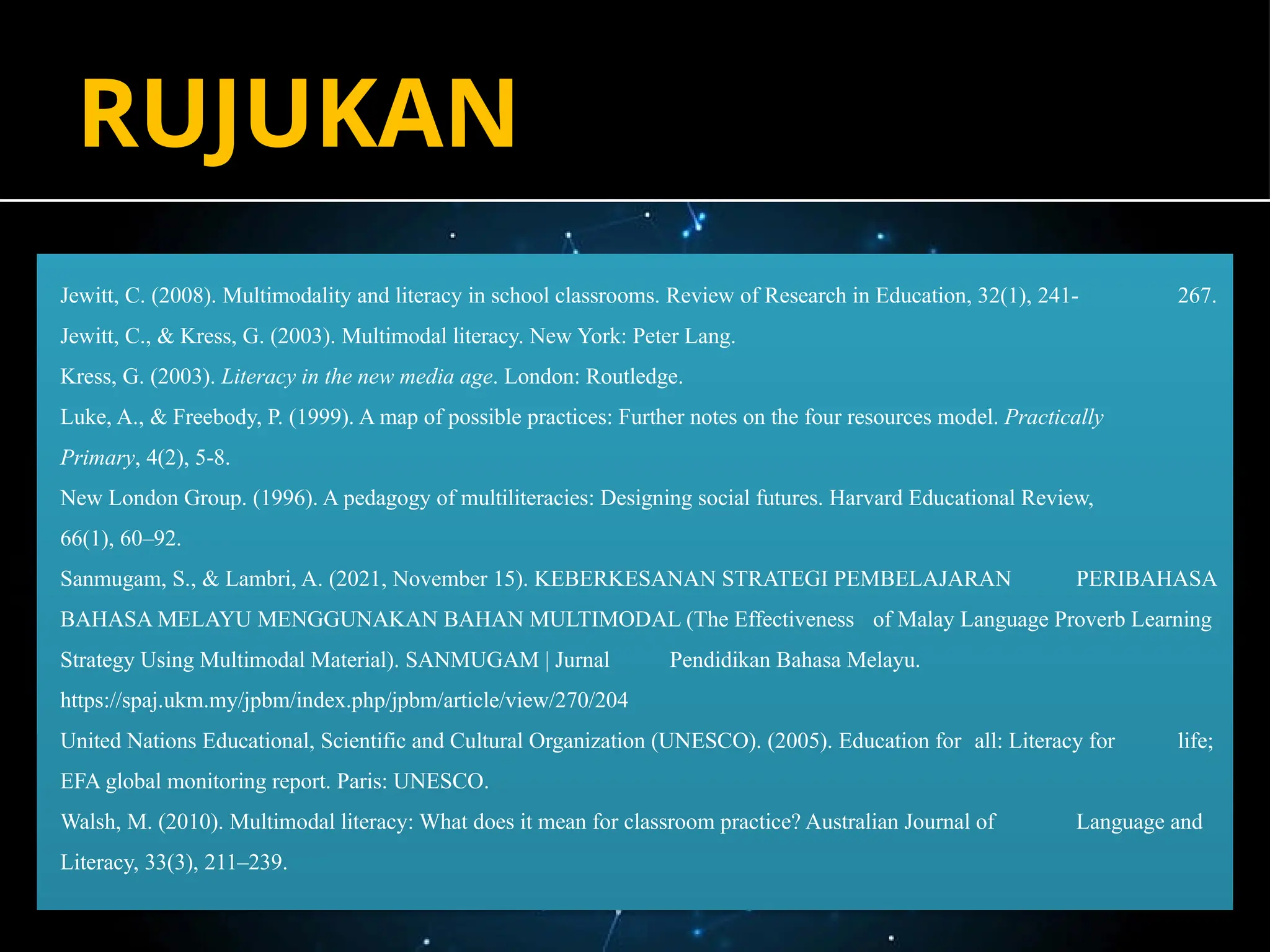 LITERASI MULTIMODAL BAHASA MELAYU PENGAJARAN DAN PEMBELAJARAN LITERASI ...