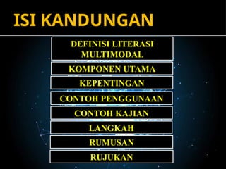 LITERASI MULTIMODAL BAHASA MELAYU PENGAJARAN DAN PEMBELAJARAN LITERASI ...