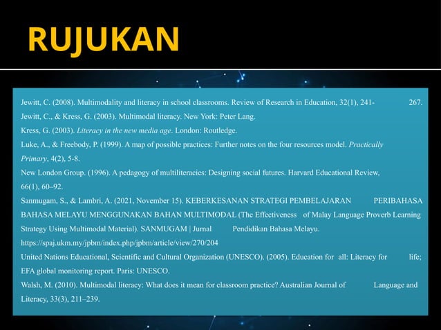 LITERASI MULTIMODAL BAHASA MELAYU PENGAJARAN DAN PEMBELAJARAN LITERASI ...