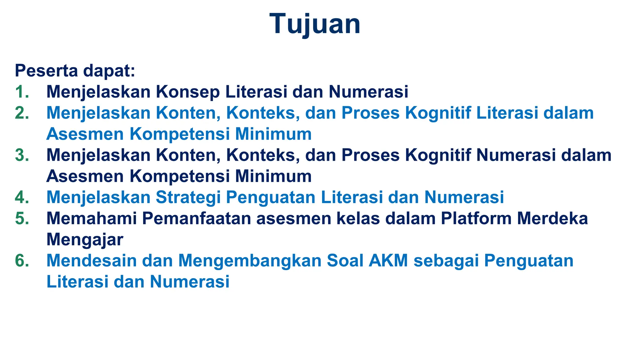 MATERI PELATIHAN LITERASI DAN NUMERASI SMA | PDF