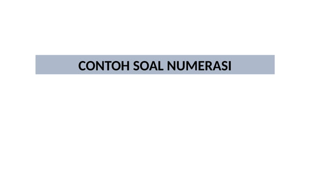 Meningkatkan Kemampuan Literasi dan Numerasi | PPT