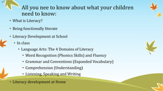 Literate about literacy | PPT