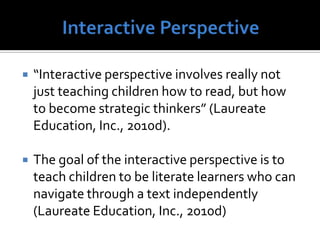 Literate environment analysis | PPT