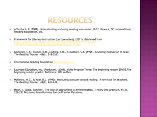 Literate environment analysis | PPTX