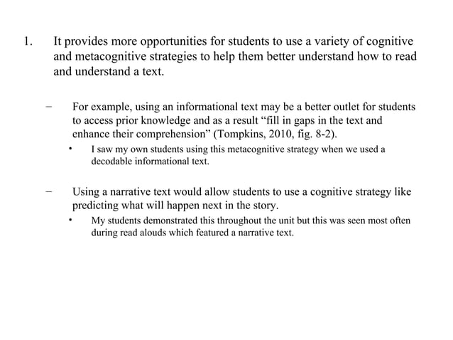 Literate environment analysis presentation | PPT | Educational ...