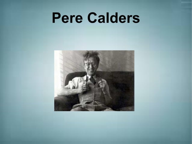 Pere Calders | PPT