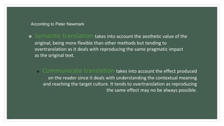 Semantic and Communicative approach | PPTX