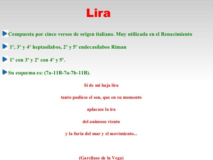 Estrofa Lira Ejemplos - Sitios Online Para Adultos En Las Palmas De ...