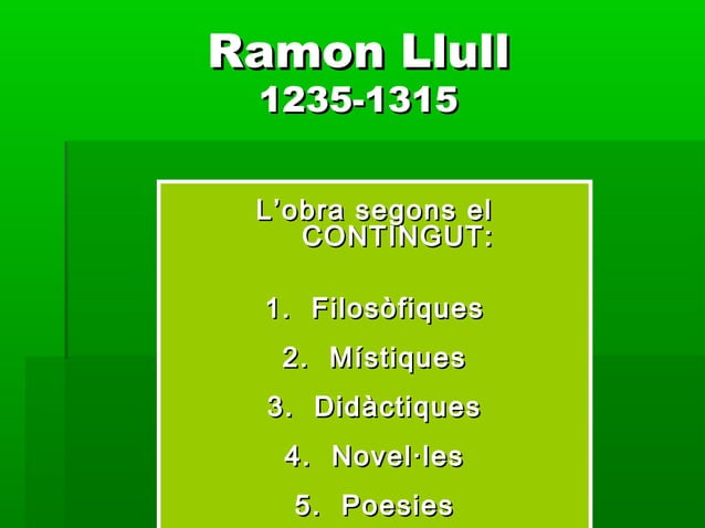 Ramon Llull | PPT