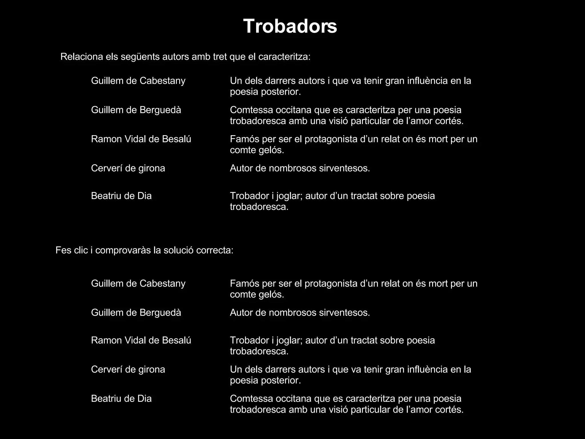 LITERATURA TROBADORESCA | PPT