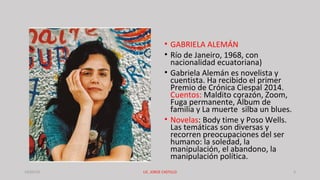 Literatura de finales del siglo xx y principios | PPT