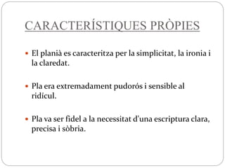 Literatura d'entreguerres - Josep pla | PPT
