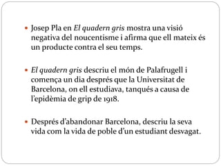 Literatura d'entreguerres - Josep pla | PPT