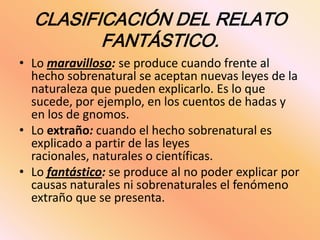 Literatura fantástica | PPTX