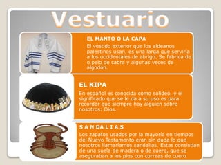 sociedad y costumbres hebreas | PPTX