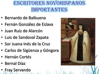 Literatura novohispana | PPTX