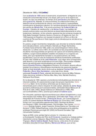 Literatura peruana | DOCX