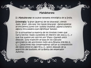 Literatura sanscrista | PPTX