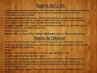 Literatura segle XX | PDF