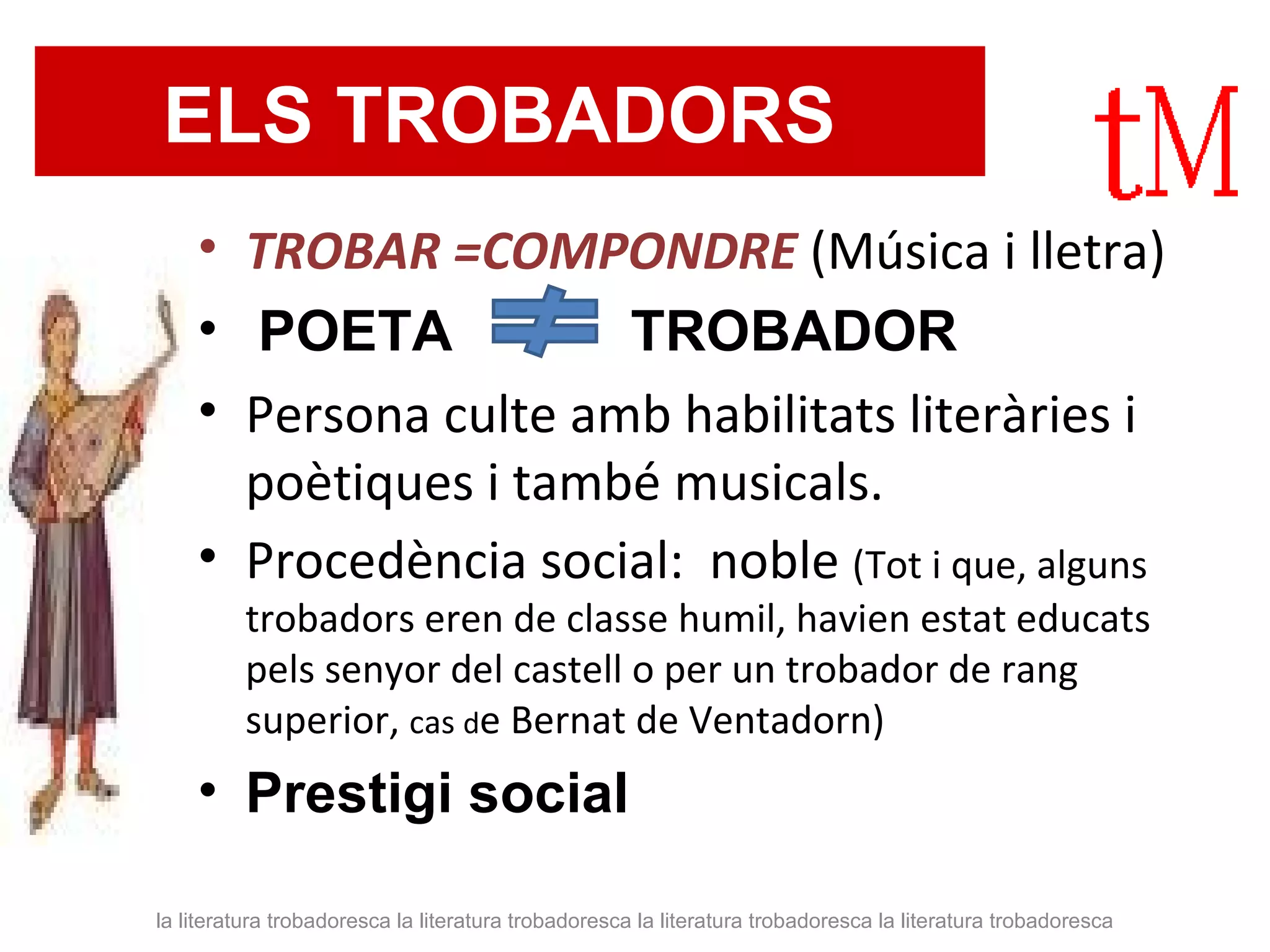 Literatura trobadoresca | PPT