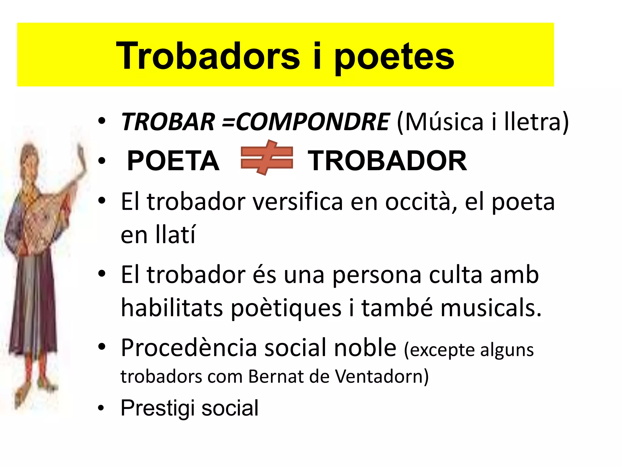 Literatura trobadoresca | PPT