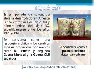 Literatura vanguardista latinoamericana | PPTX