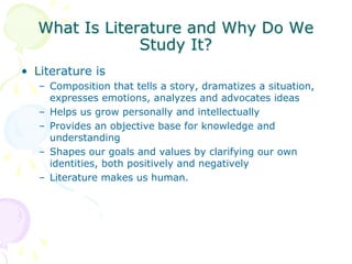 Literature | PPT